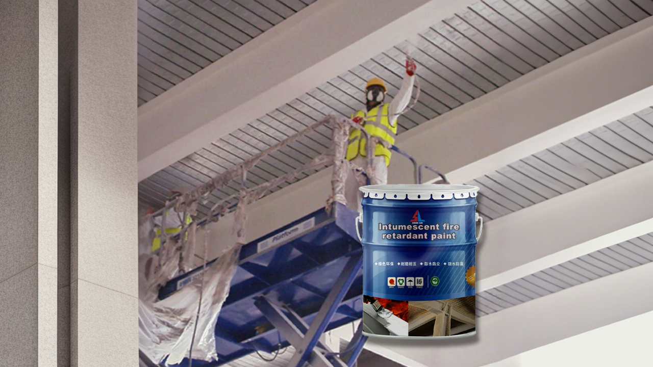 Acrylic Intumescent Fire Retardant Paint Free Sample Steel Structure ...