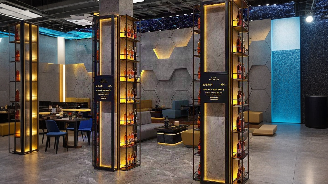 Custom Cashier Bar Front Counter Industrial Look Desk Style Retro ...