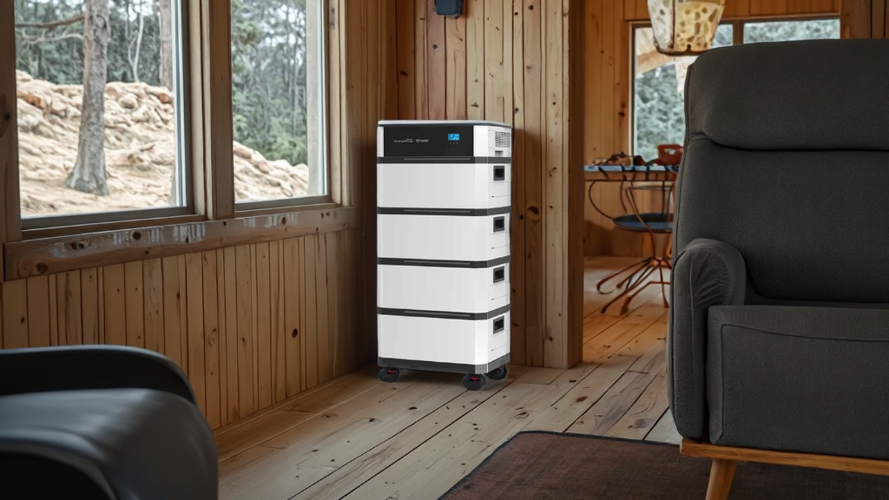 100Ah 51.2V Stackable LiFePO4 Home Solar Energy Storage Battery Pack ...