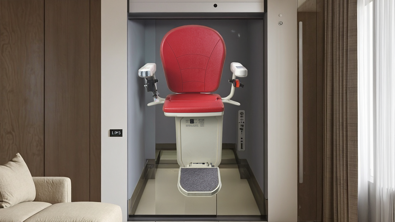 Home Stairlift Foldable Chair Elevator - Smart Quiet Design for Elderly ...